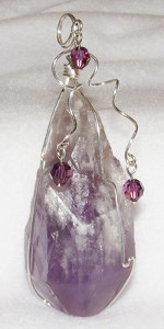 Wire Wrapped Gemstone Pendant | AllFreeJewelryMaking.com